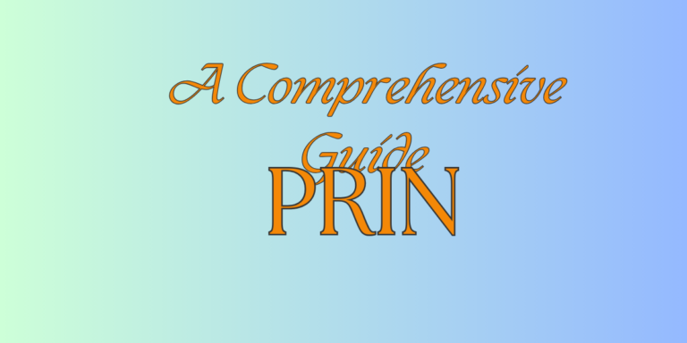 Understanding PRIN: A Comprehensive Guide