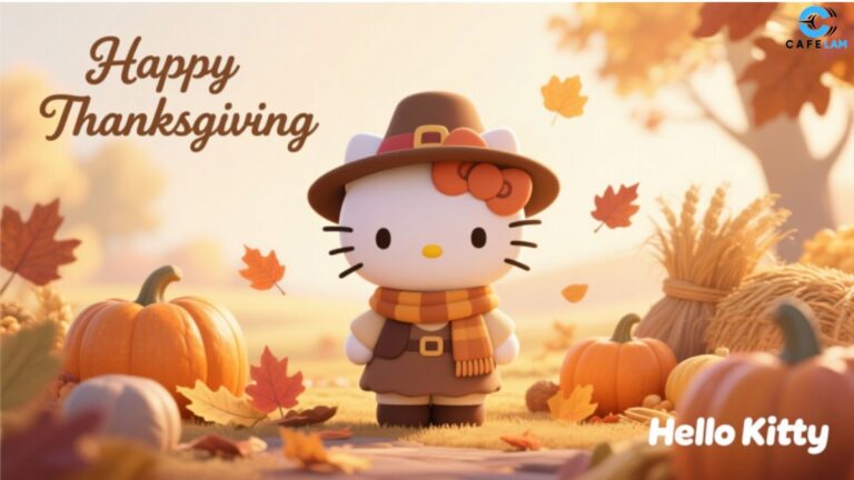 Hello Kitty Thanksgiving Wallpaper: Festive Seasonal Decor for Digital ...